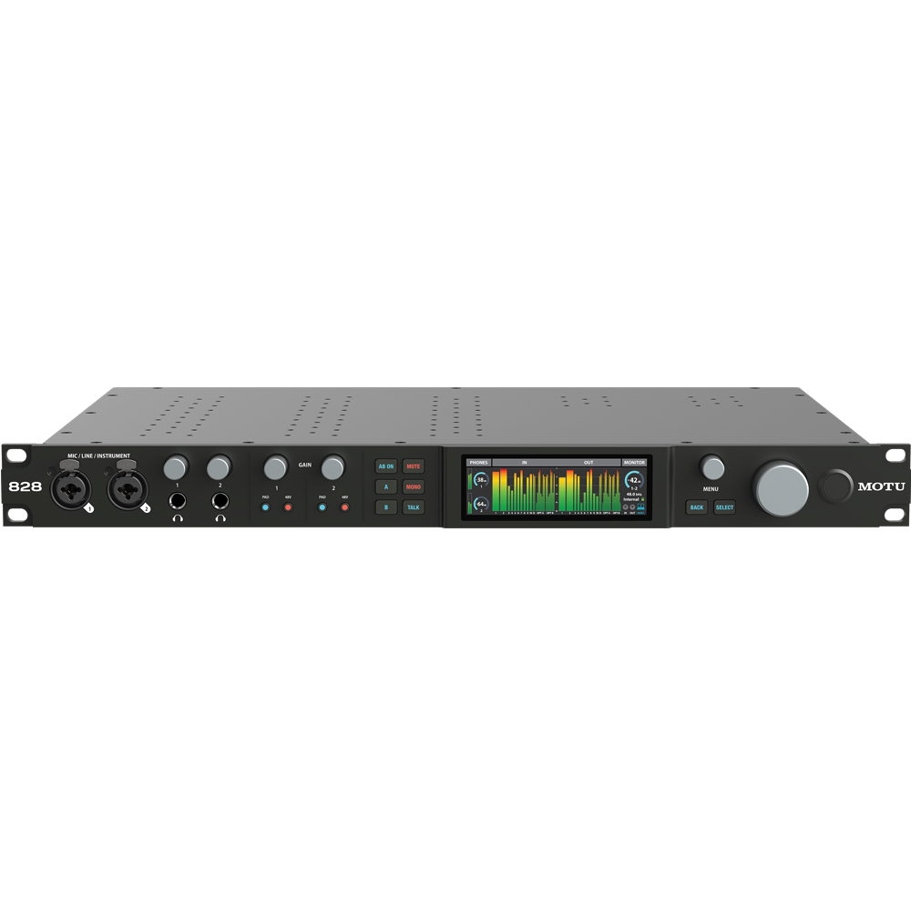 MOTU 828 Rack Mountable Audio Interface - The Disc DJ Store